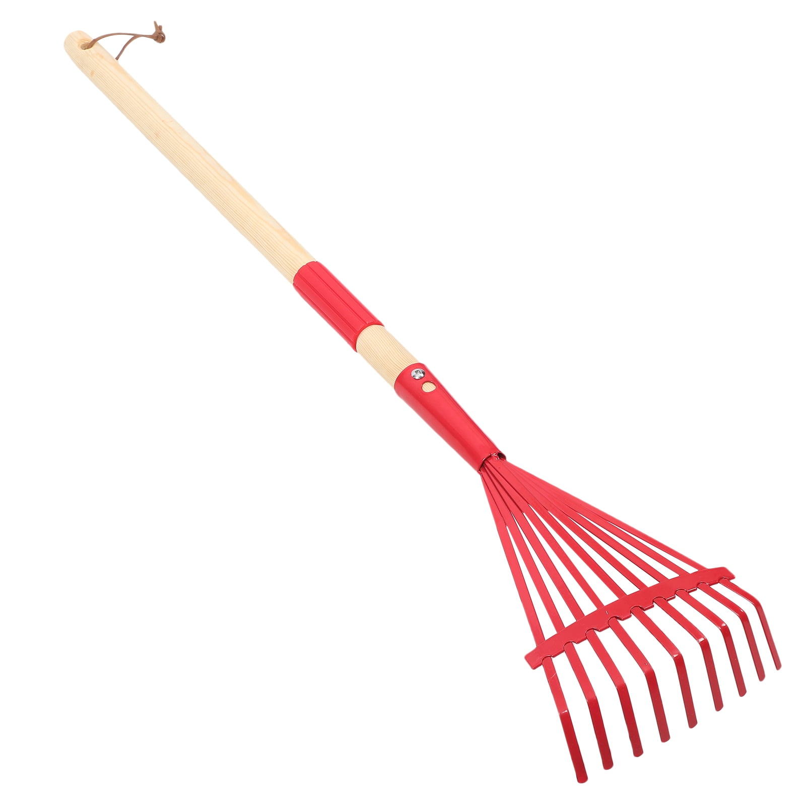 Luxshiny Small Rake for Garden Lawn Rake Wood Gardeners Garden Work ...