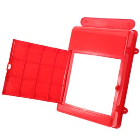 Plastic Mailboxes for Home Improvement in Black and Red Colors