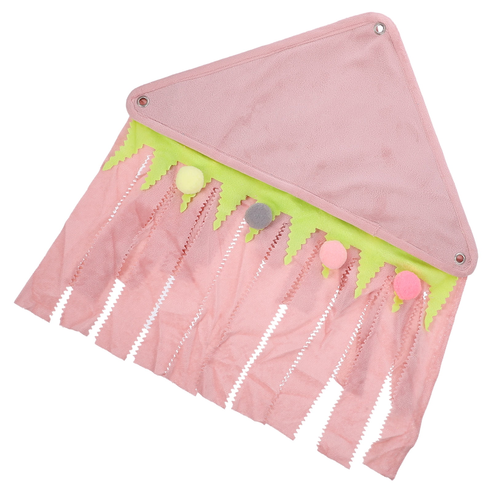 Luxshiny Pet Hideout Pink Felt Corner Tent Breathable Comfortable for ...