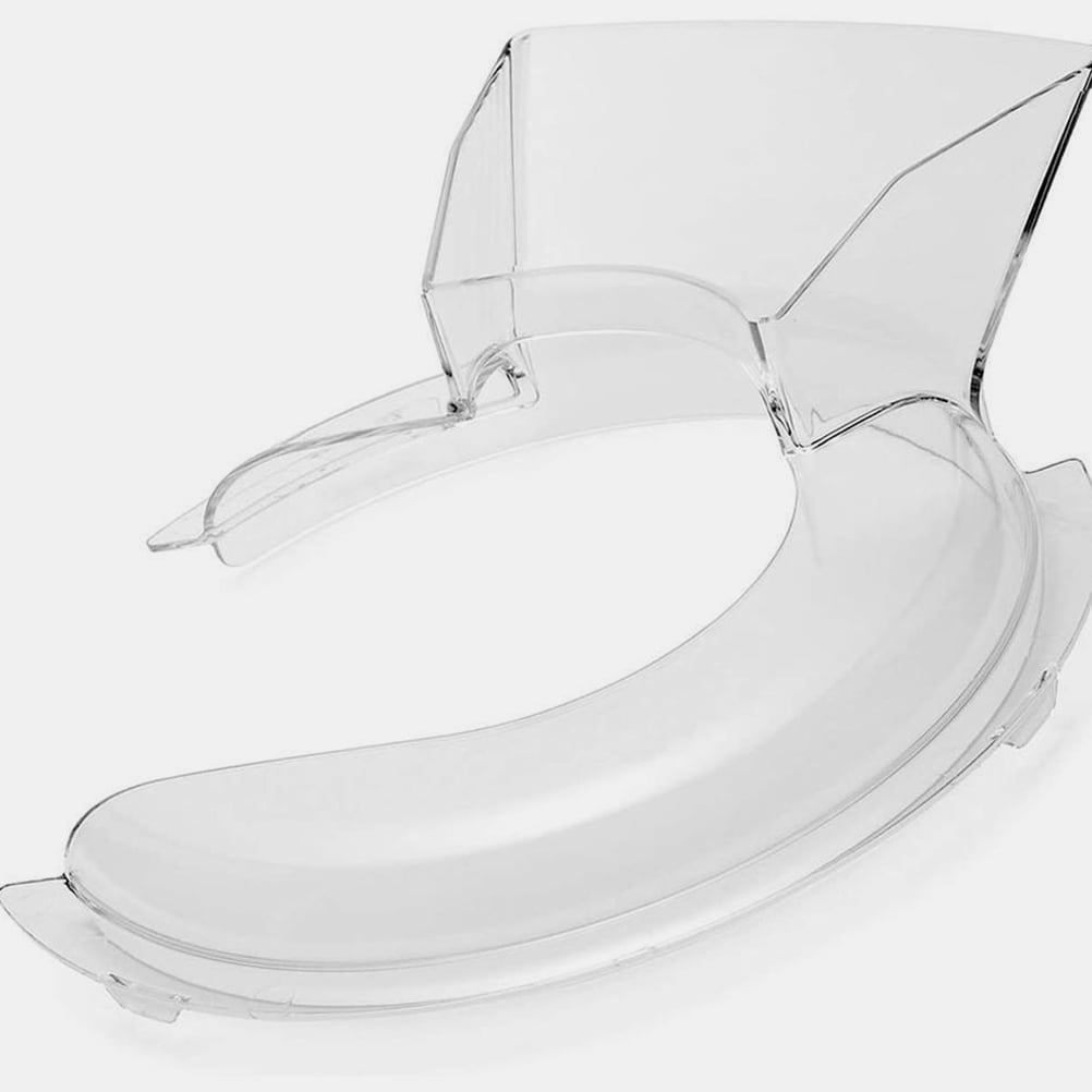 Luxshiny Mixing Bowl Splatter Guard Transparent Mixer Pouring Shield ...