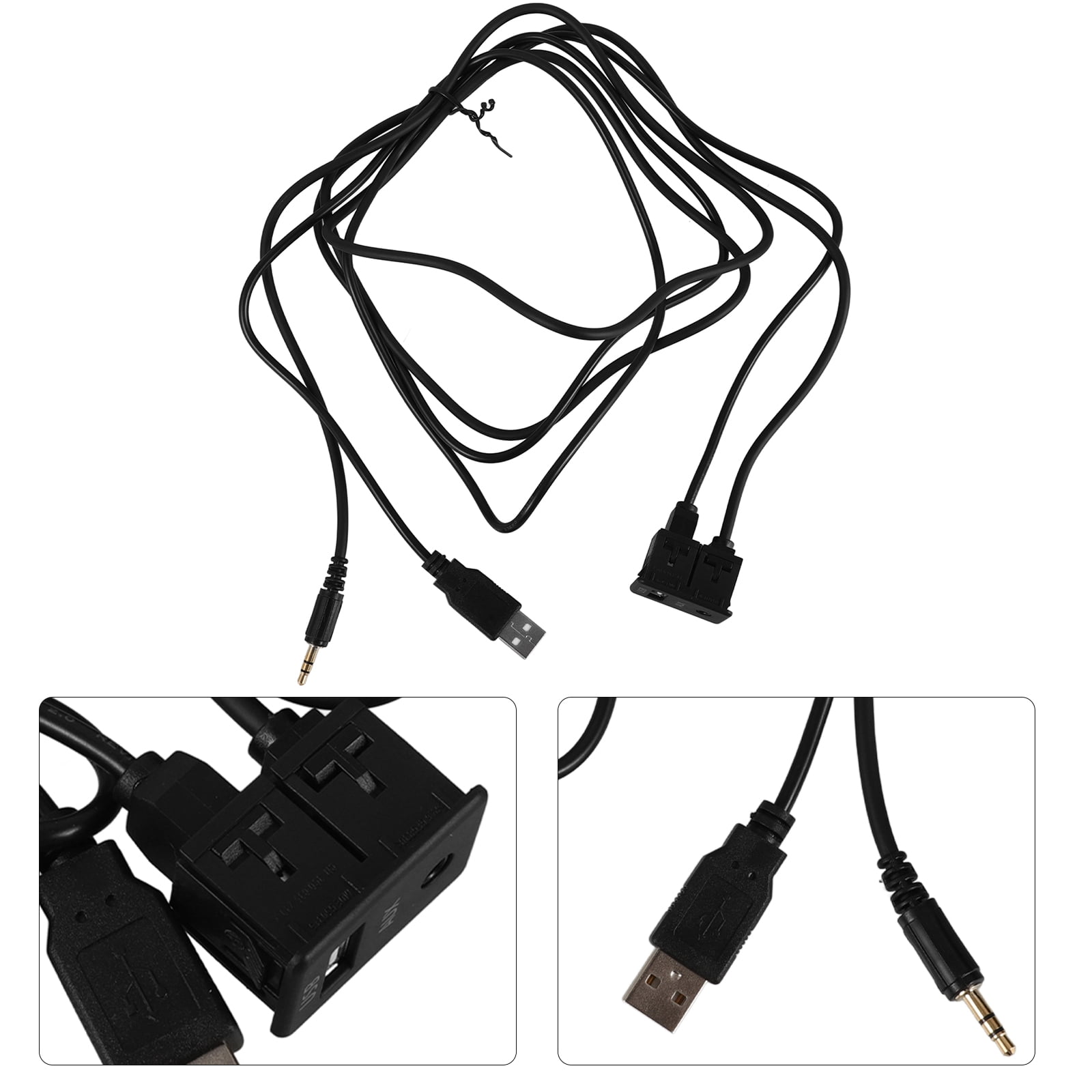 Luxshiny Usb Port Extender Car Flush Mount Cable 1Pcs 3.00X2.00X1.20in ...