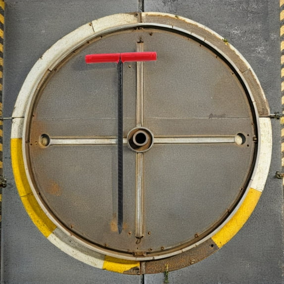 Luxshiny Versatile Heavy Duty Manhole Cover Hook for Sliding Doors Roll ...