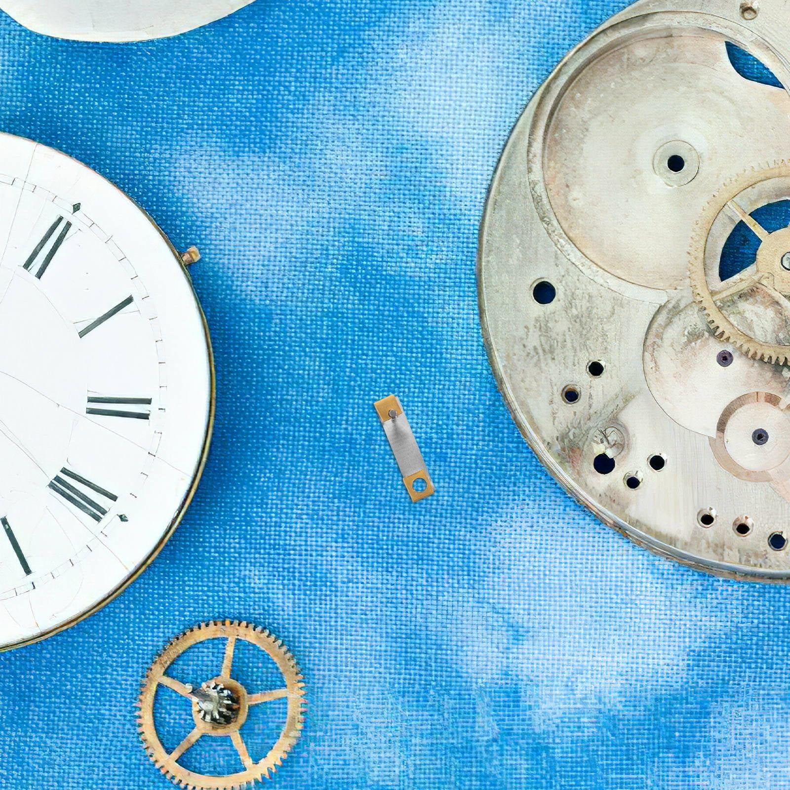 Luxshiny Metal Clockwork Spring Replacement for Wall Clock Mechanism ...