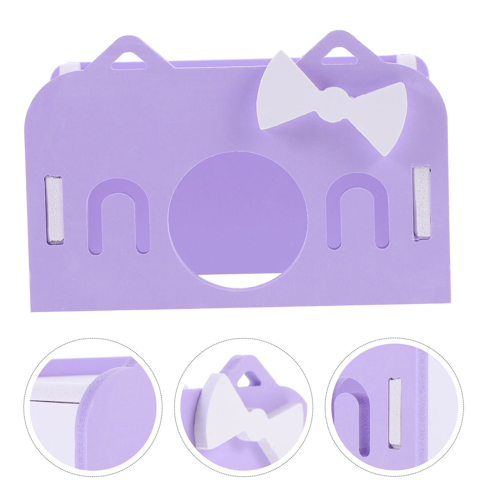 Luxshiny Violet Hamster Hut Hideout for Cage Use Providing Rest and ...