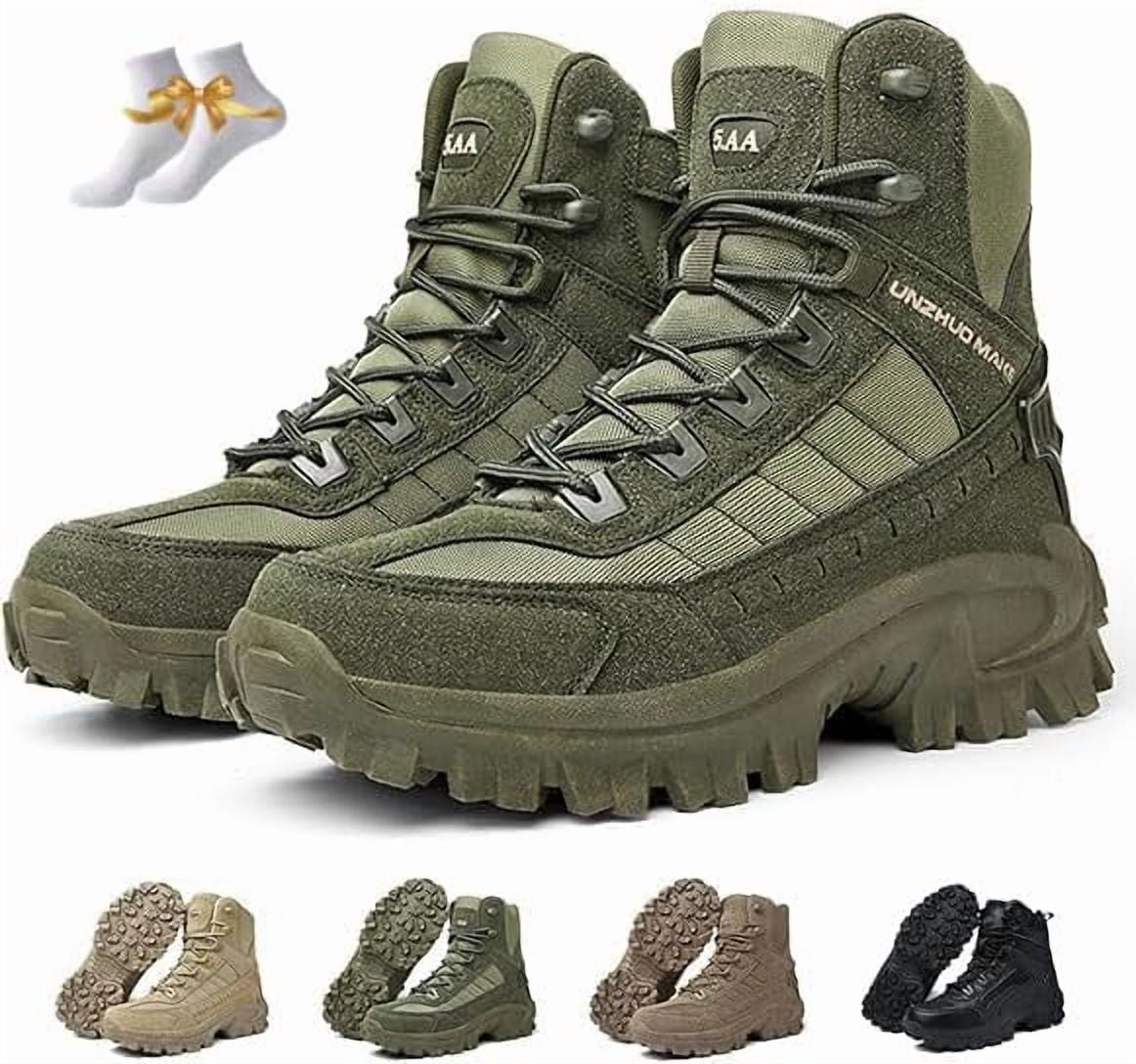 Luxsines Leather Boots, Mens Orthopedic Support Anti-Puncture Work ...