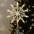 Luxspire Christmas Tree Topper, Lighted Star Tree Topper with USB Plug ...