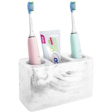WRKEKC Storage Bins Toothbrush Stand with Toothbrush Cups/Cover ...