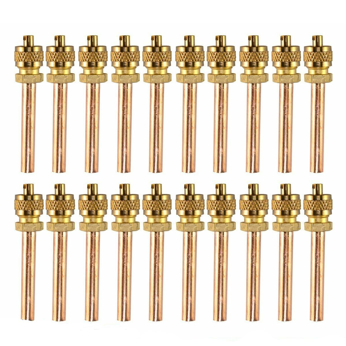 Luxtrada 20 pack Service Valve Stem Core AC 1/4" SAE *1/4" OD *2.75 ...