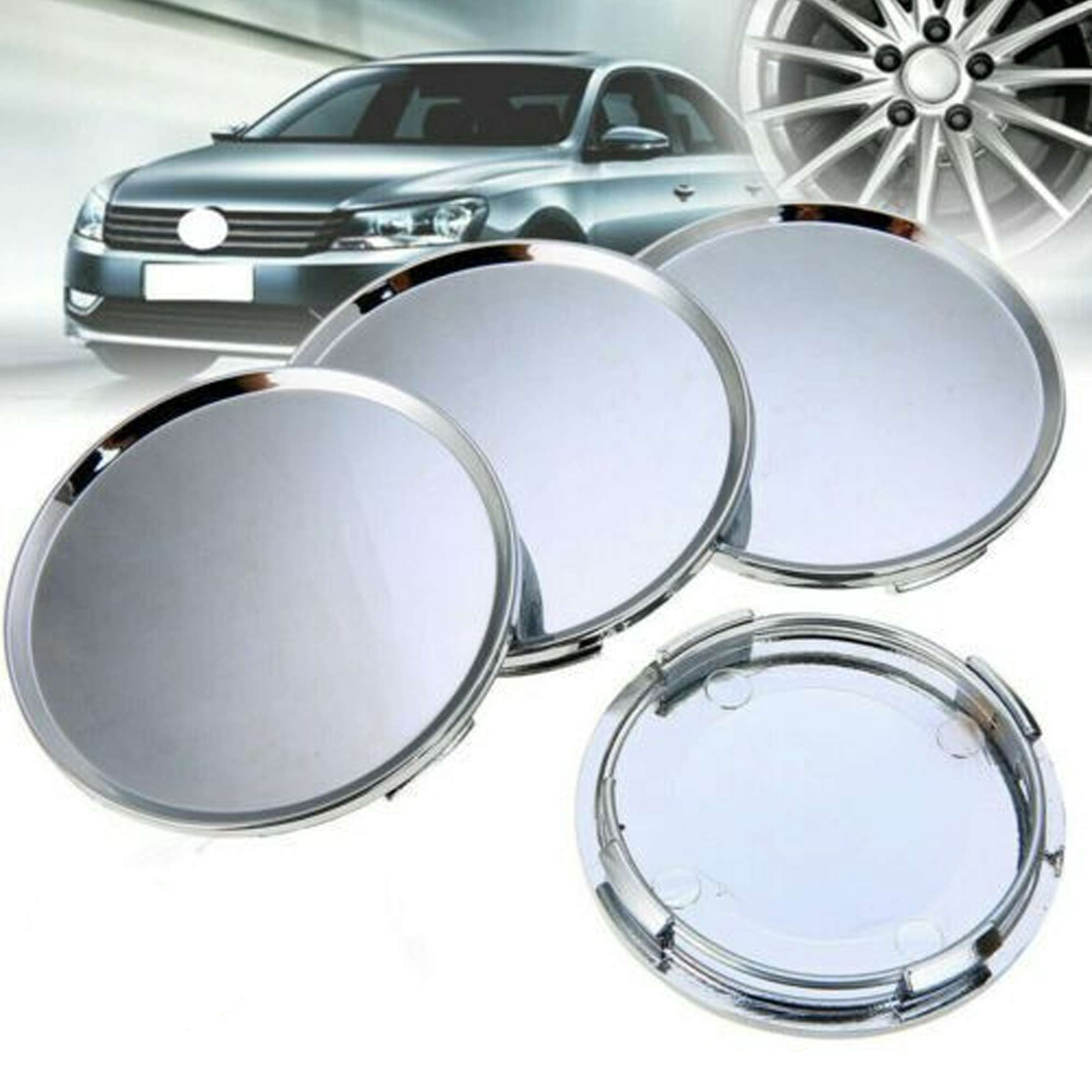 Luxtrada 4pcs Universal 63mm Car Wheel Center Hubs Caps Covers NO Badge ...