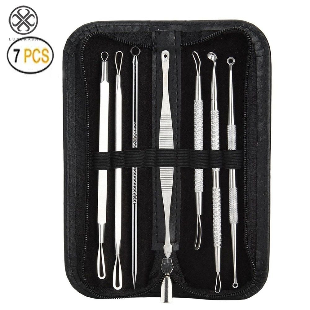 Luxtrada 7Pcs Blackhead Remover Kit, Pore Cleaner Extractor Set ...