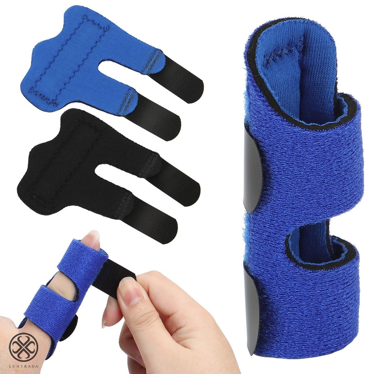 Luxtrada Adjustable Pain Relief Trigger Finger Fixing Splint ...