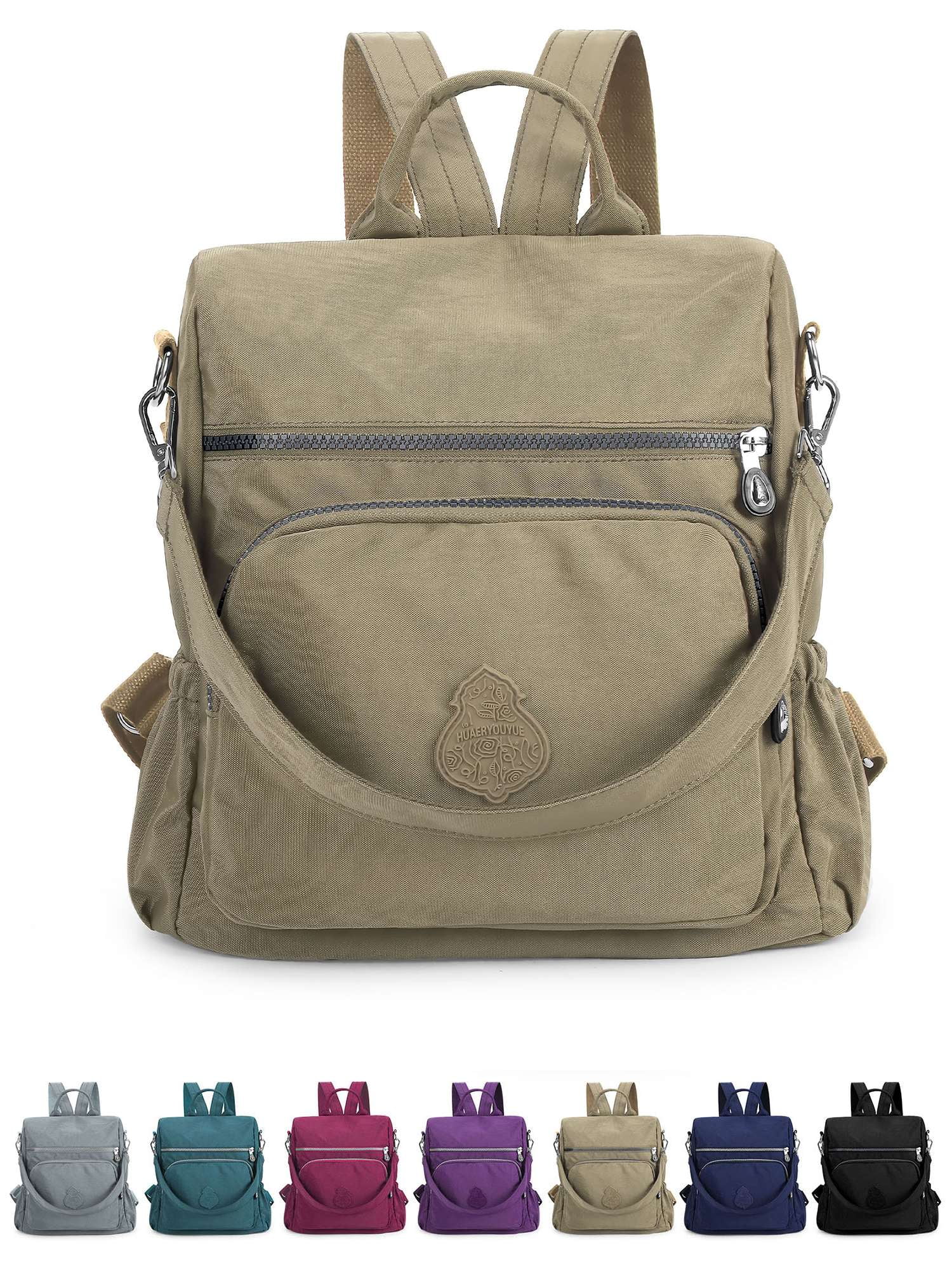 Luxtrada Backpack Purse for Women Men Book Bags Travel College Shoulder ...