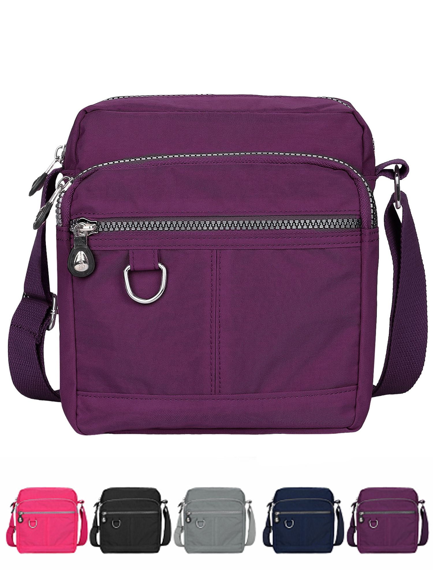 Luxtrada Casual Nylon Purse Handbag Crossbody Bag Waterproof Shoulder ...