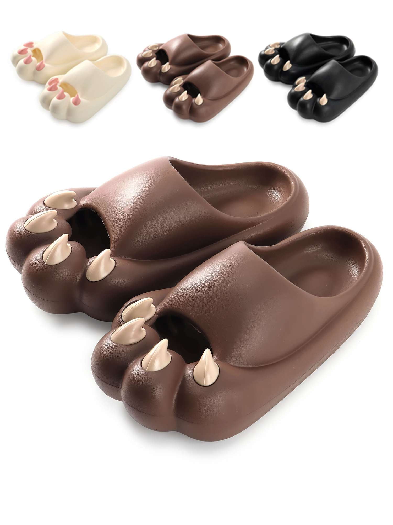 Luxtrada Cute Pillow Slippers Shower Sandals Unisex EVA Bathroom ...