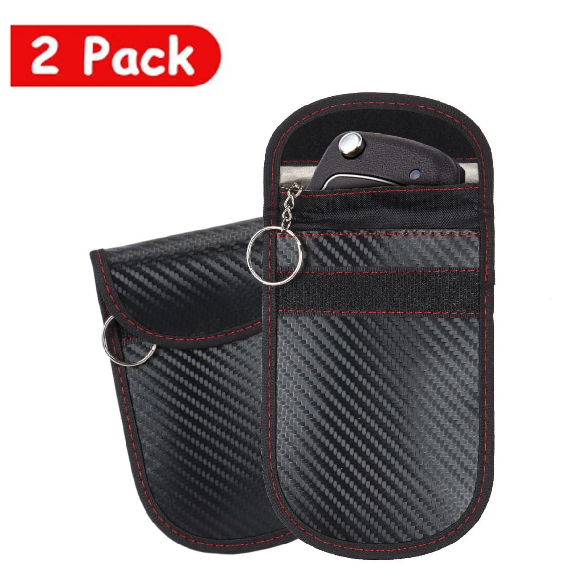 Luxtrada Faraday Key Fob Protector - Mini Anti-Theft Pouch Key Fob RFID ...