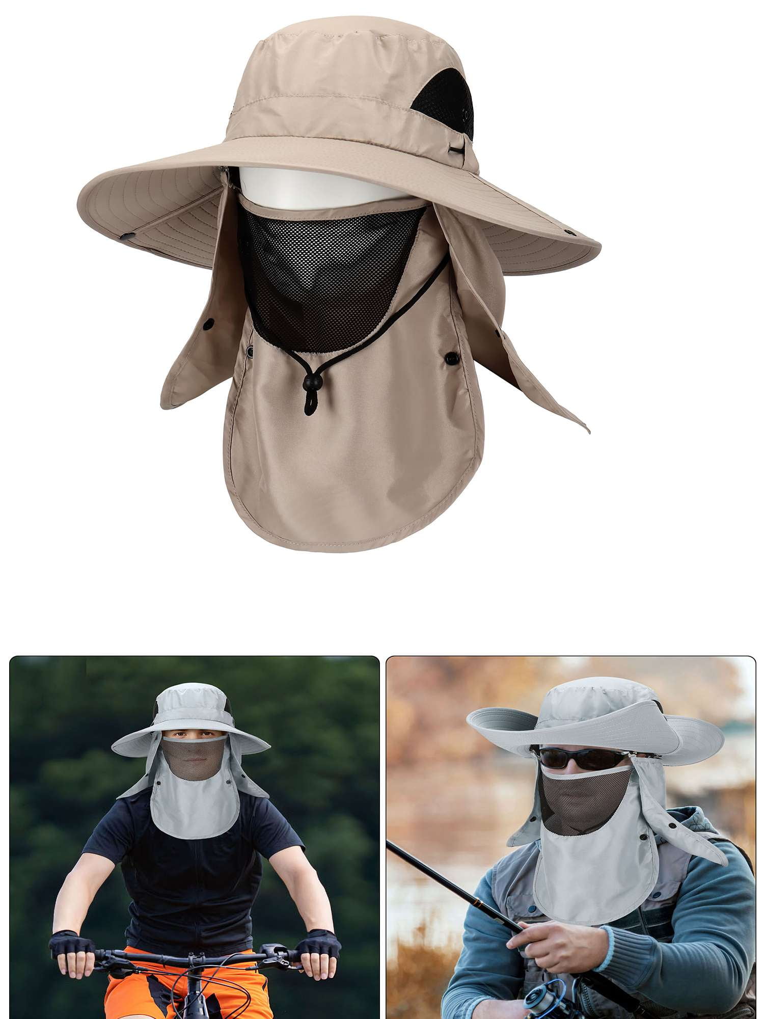 Luxtrada Fishing Hat for Men & Women, Outdoor UV Sun Protection Wide ...