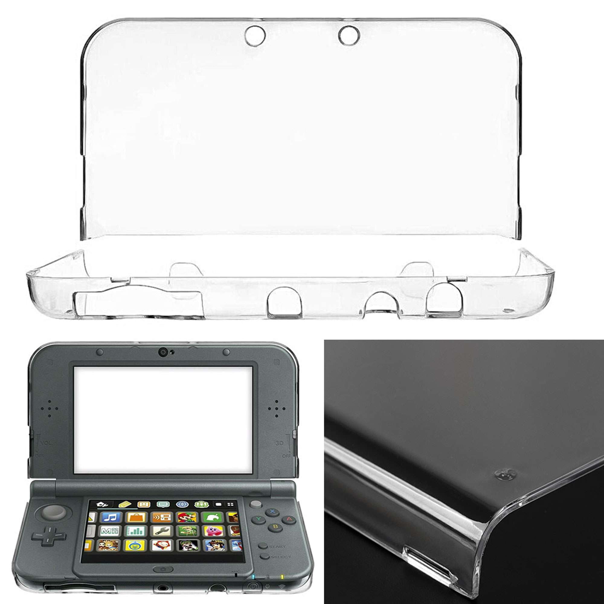 Luxtrada For New 2015 Nintendo 3DS XL/LL Clear Crystal Hard Shell ...