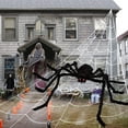 Luxtrada Halloween Decorations Spider Web Triangular Mega Outdoor ...