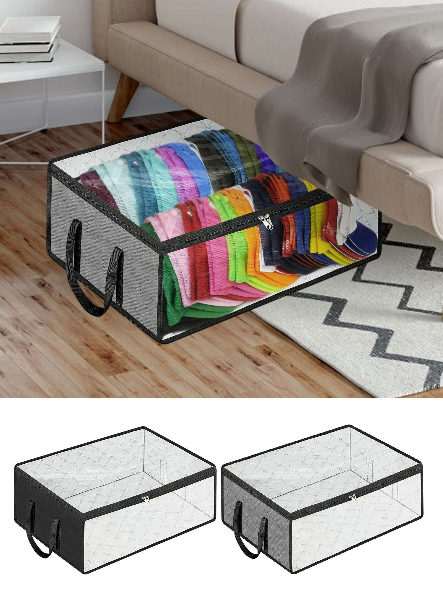 Luxtrada Hat Storage Dust Bag Baseball Hat Cap Organizer Clear Rack ...