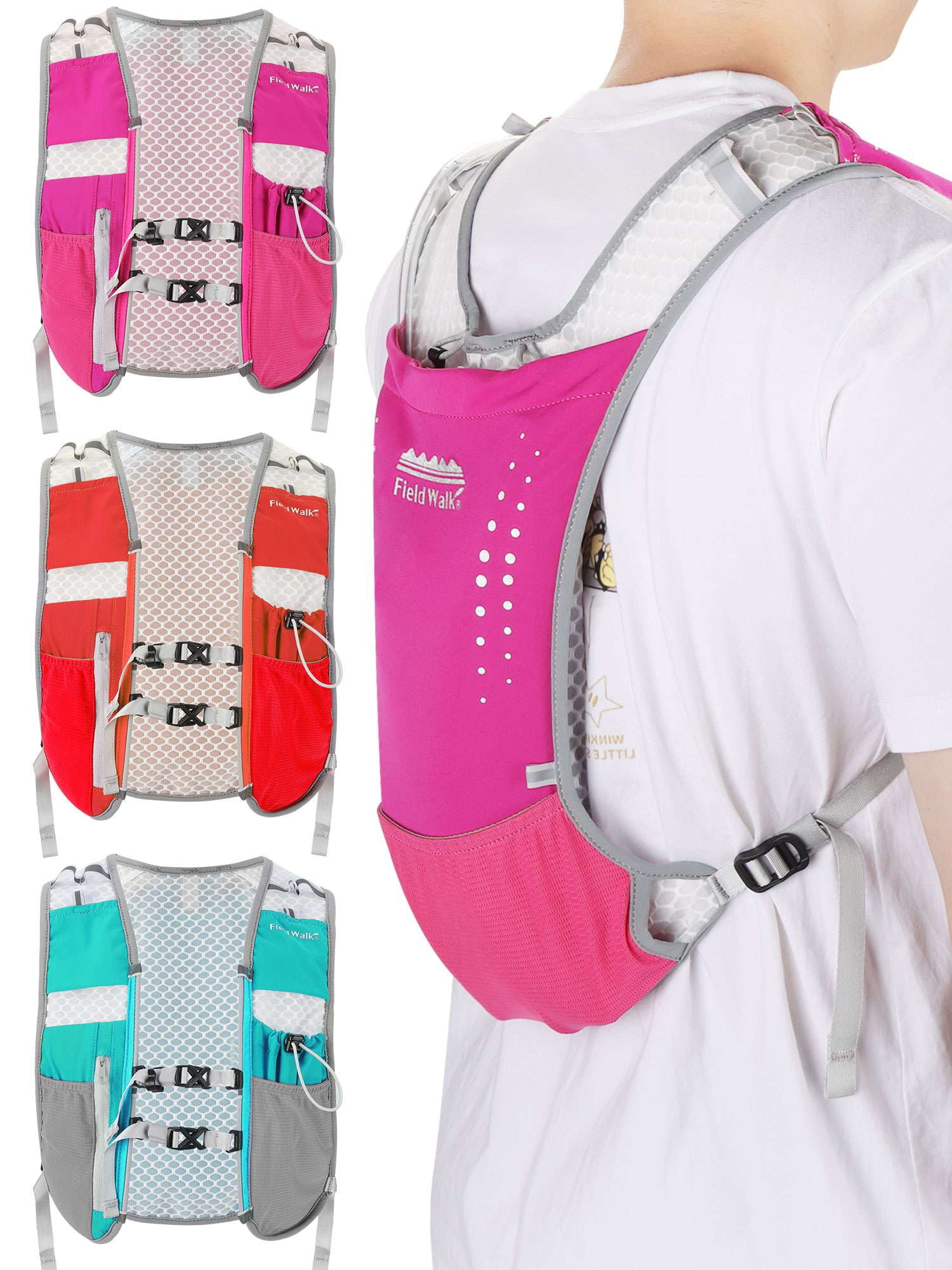 Luxtrada Hydration Backpack Pack, Running Backpacks Lightweight ...