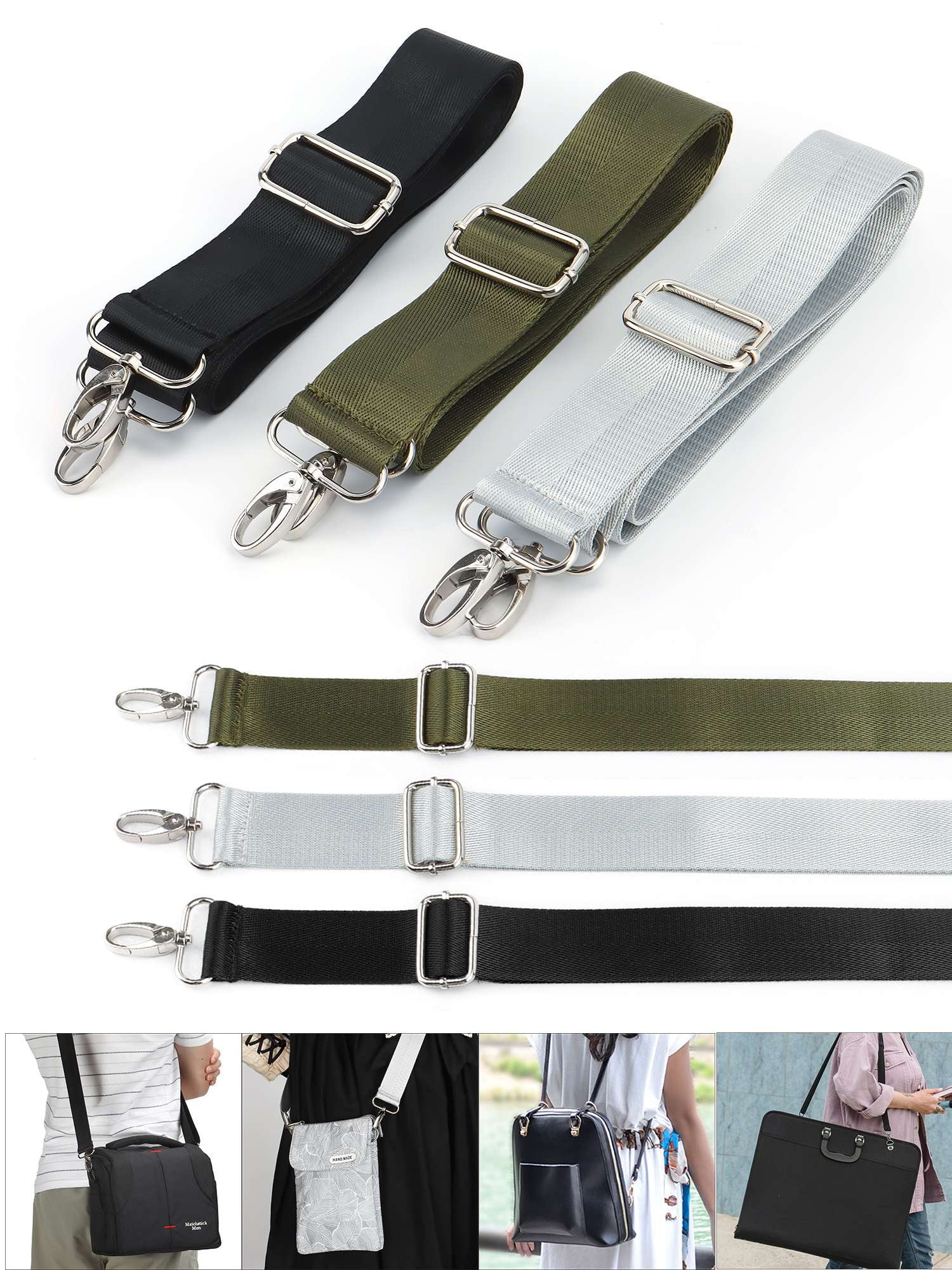 Luxtrada Replacement Shoulder Strap Adjustable Wide Purse Strap for ...