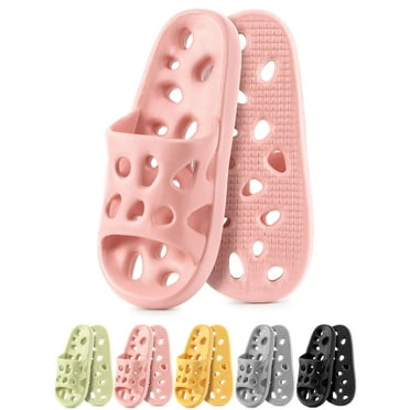 Ginsiom Massage Bubble Slides Slippers for Women Men Non Slip Quick ...