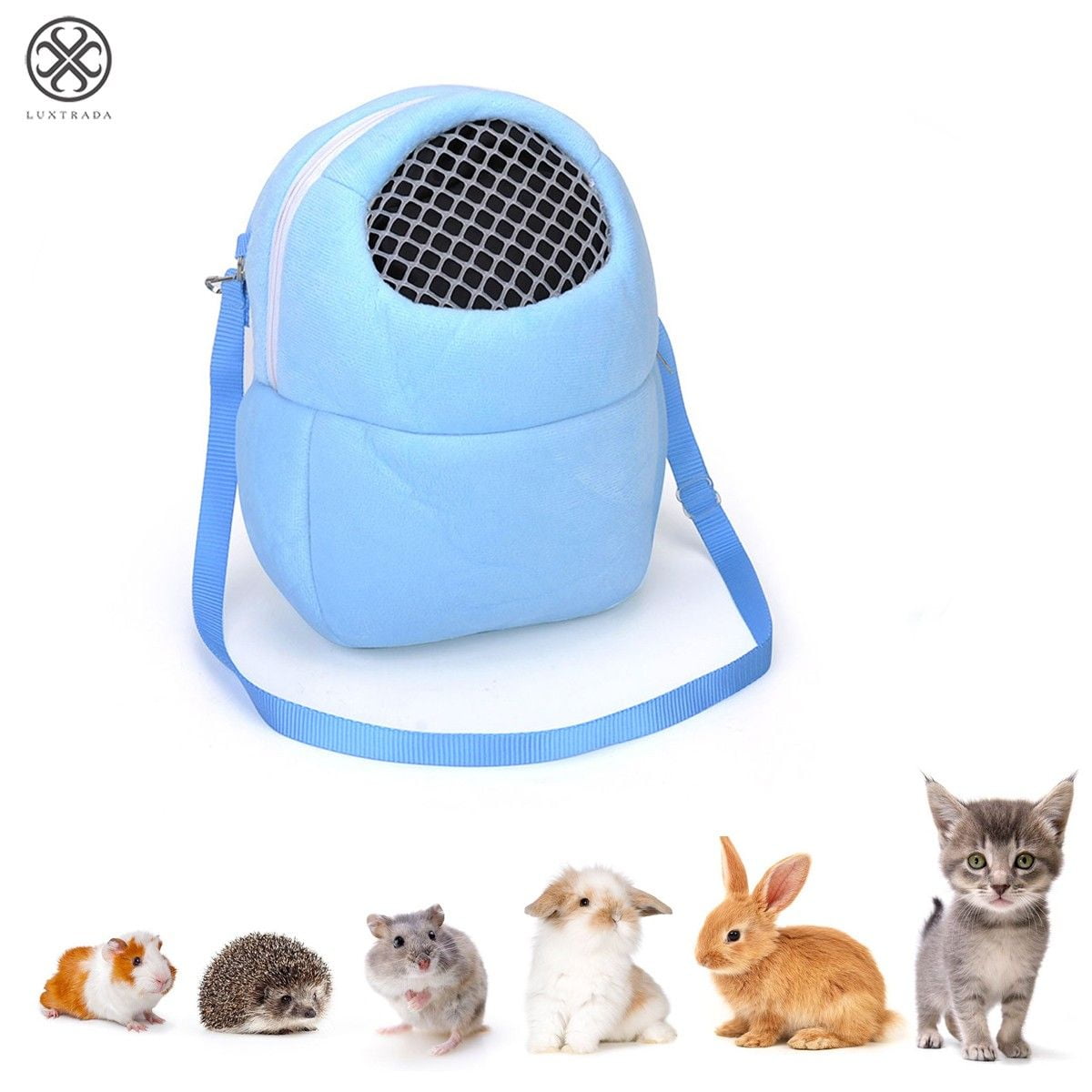 Luxtrada Small Animal Pet Carrier Travel Bag Dog Cat Guinea Pig Rabbit ...