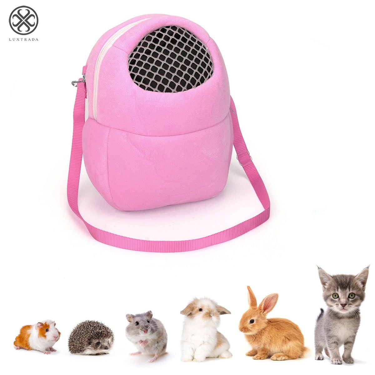 Luxtrada Small Animal Pet Carrier Travel Bag Dog Cat Guinea Pig Rabbit ...