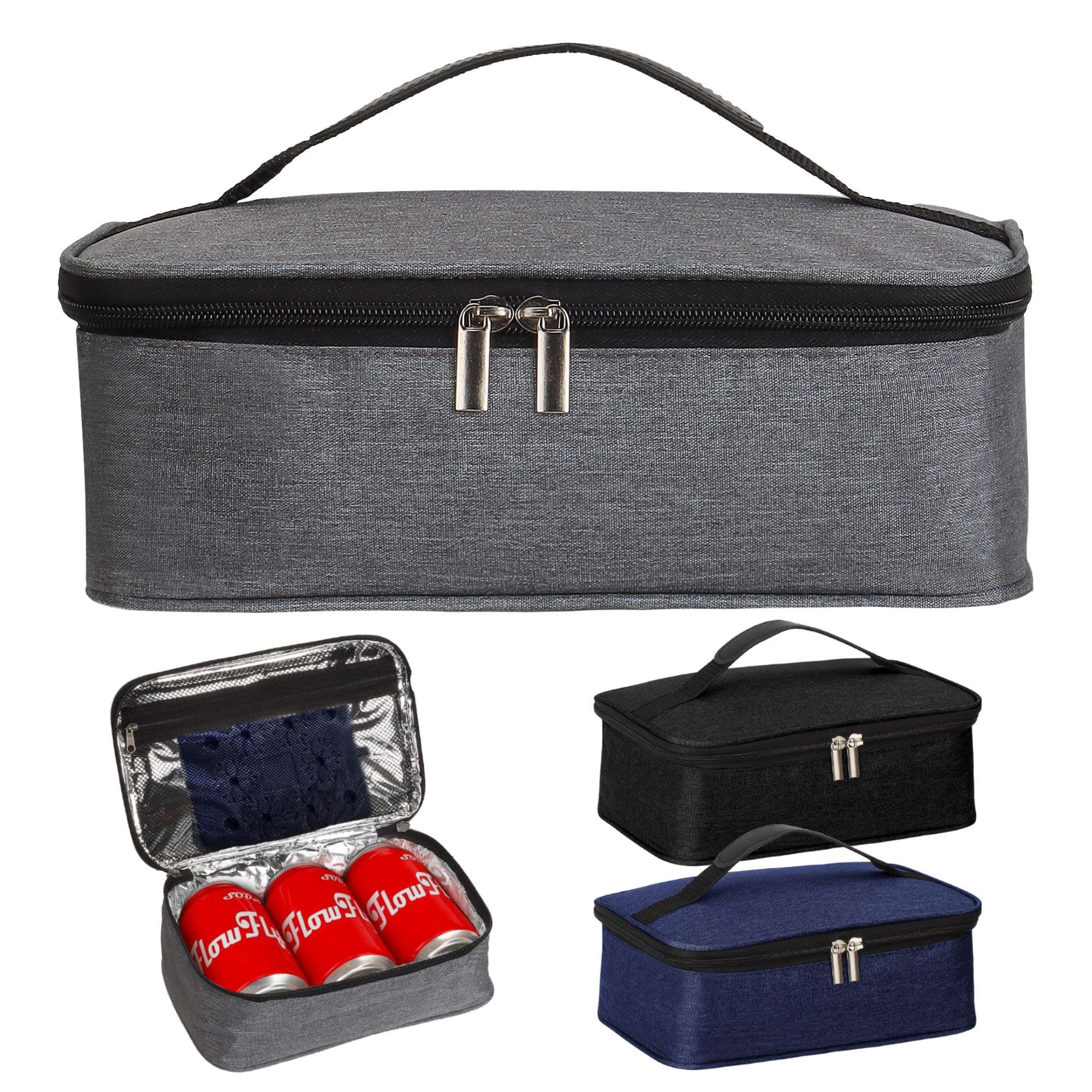 Luxtrada Small Insulated Lunch box Portable Soft Bag Mini Cooler ...