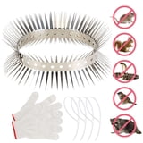 Luxtrada Stainless Steel Bird Spikes Bird Deterrent Spikes with Gloves ...