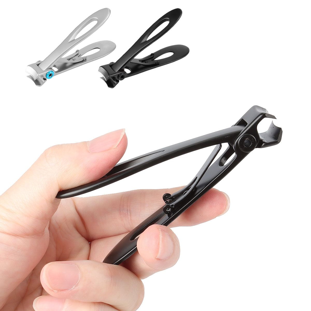 Luxtrada Toe Nail Clippers Thick Nail Clippers Wide Jaw Nail Cutter for ...