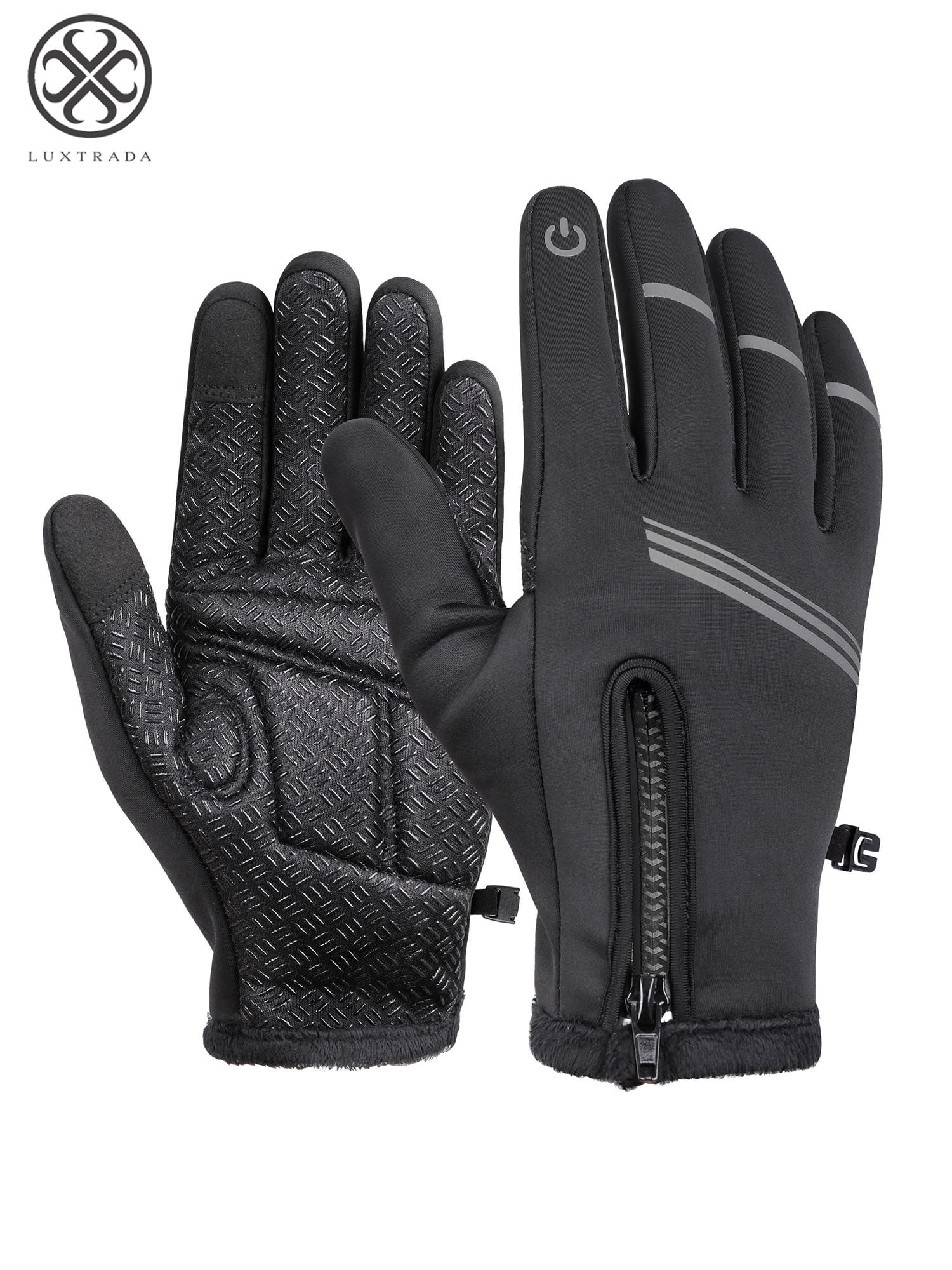 Luxtrada Thermal Warm Winter Gloves for Ski, Snowboard & Running ...