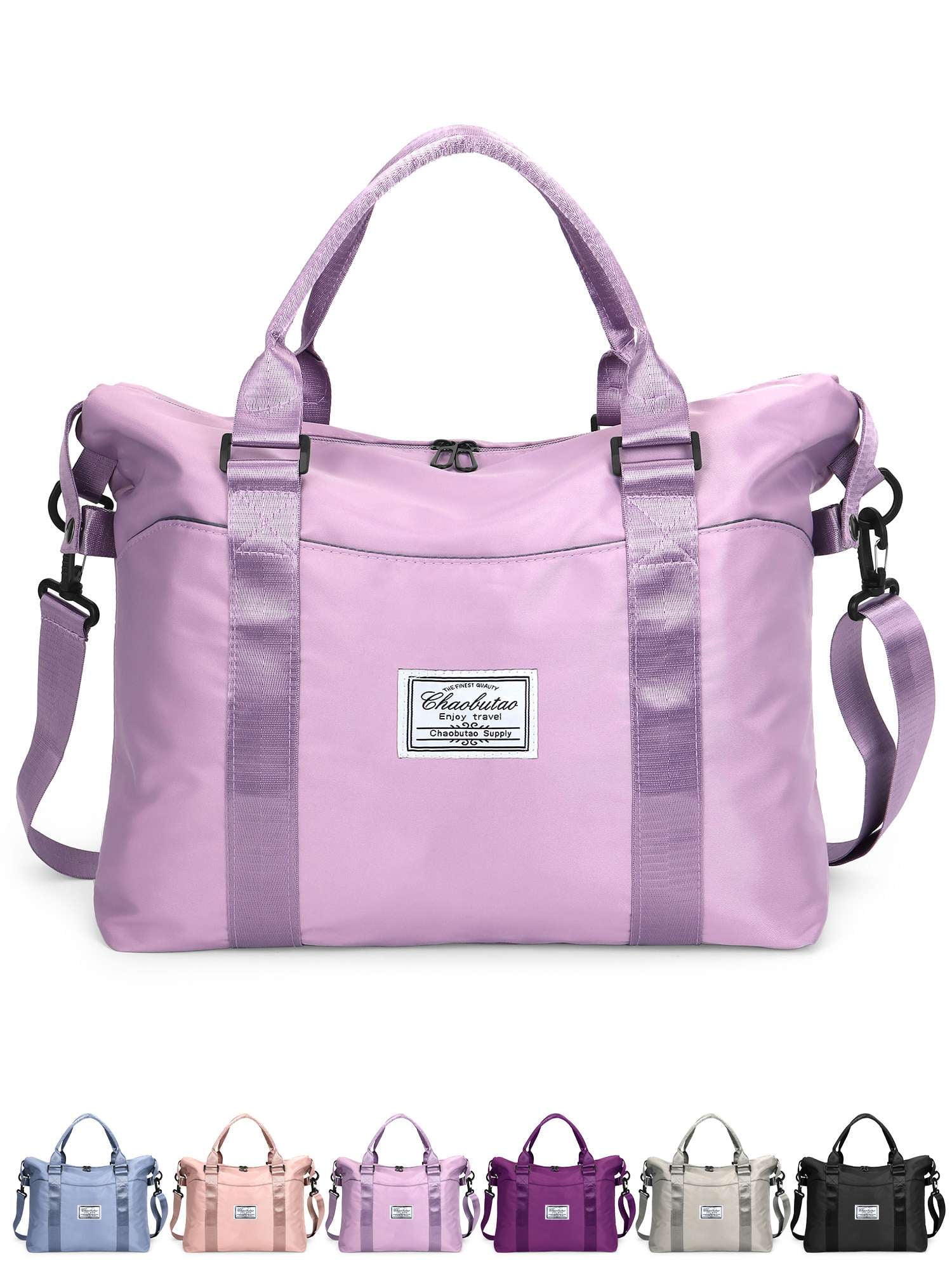 Luxtrada Travel Bag,Waterproof Duffel Gym Tote Bag,Weekender Carry On ...