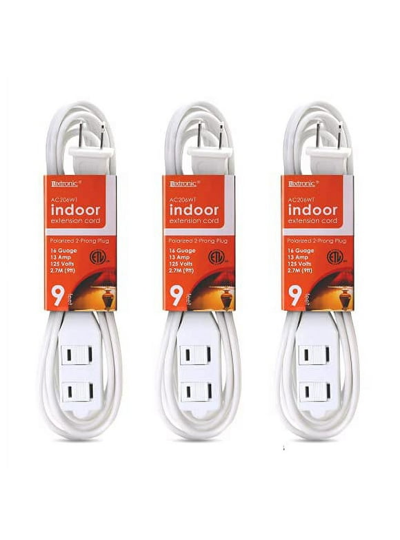 2 Prong Extension Cords in Extension Cords by Prongs - Walmart.com