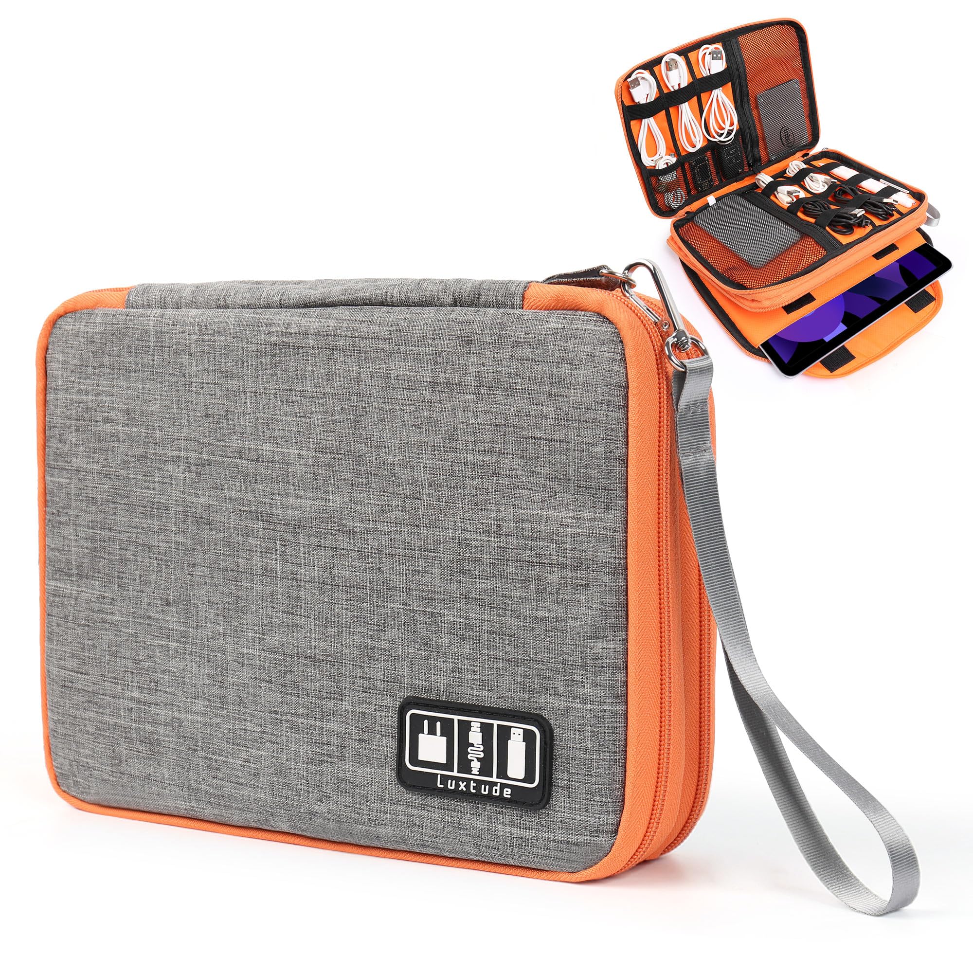 Luxtude Cord Organizer KEF16 Case, Electronic Organizer Case Large ...