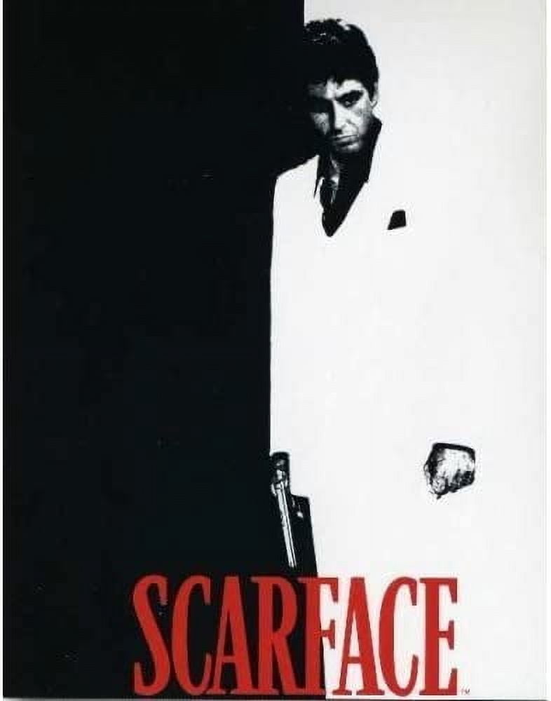 Luxuary Plush Black White Red Scarface (Tony Montana) Blanket Throw ...