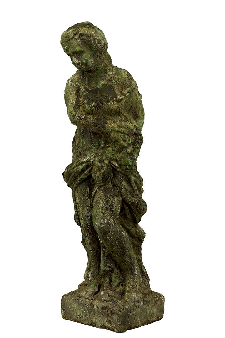 Luxuriant Stoneware Moss Finish Fancy Lady Statue - Walmart.com