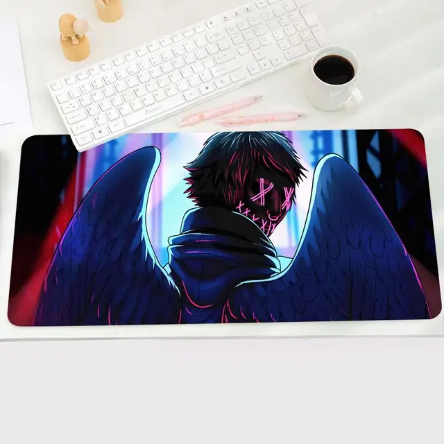 Elegant Luxurious Premium Large Anime Desk Mat - Stylish Fashionable ...