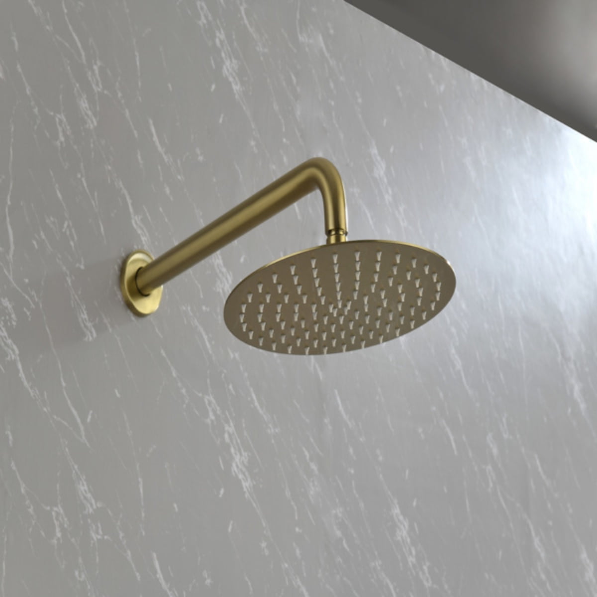 Luxurious Brushed Gold Shower System with High Pressure 10” Stainless ...