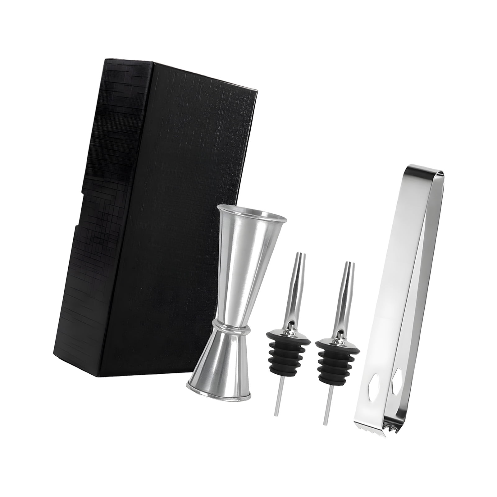 Luxurious Cocktails Tool Gift Set With Sturdy Nonrust Steel Ice Tongs ...
