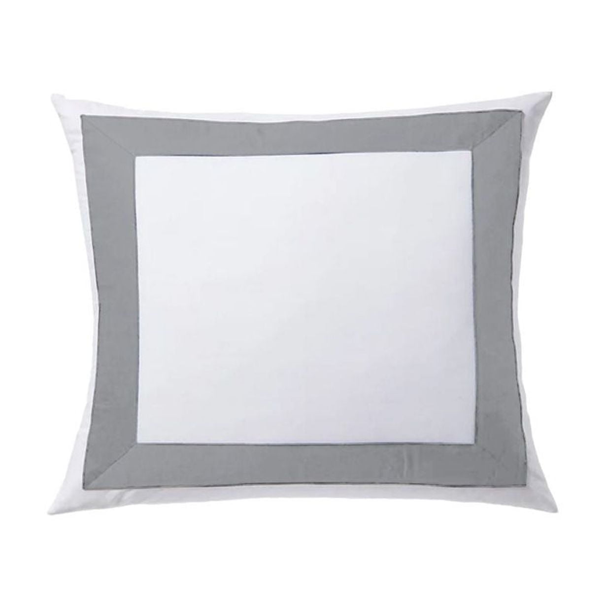 Luxurious Collections 400TC Cotton Sateen Border Frame Euro Sham 24" X ...