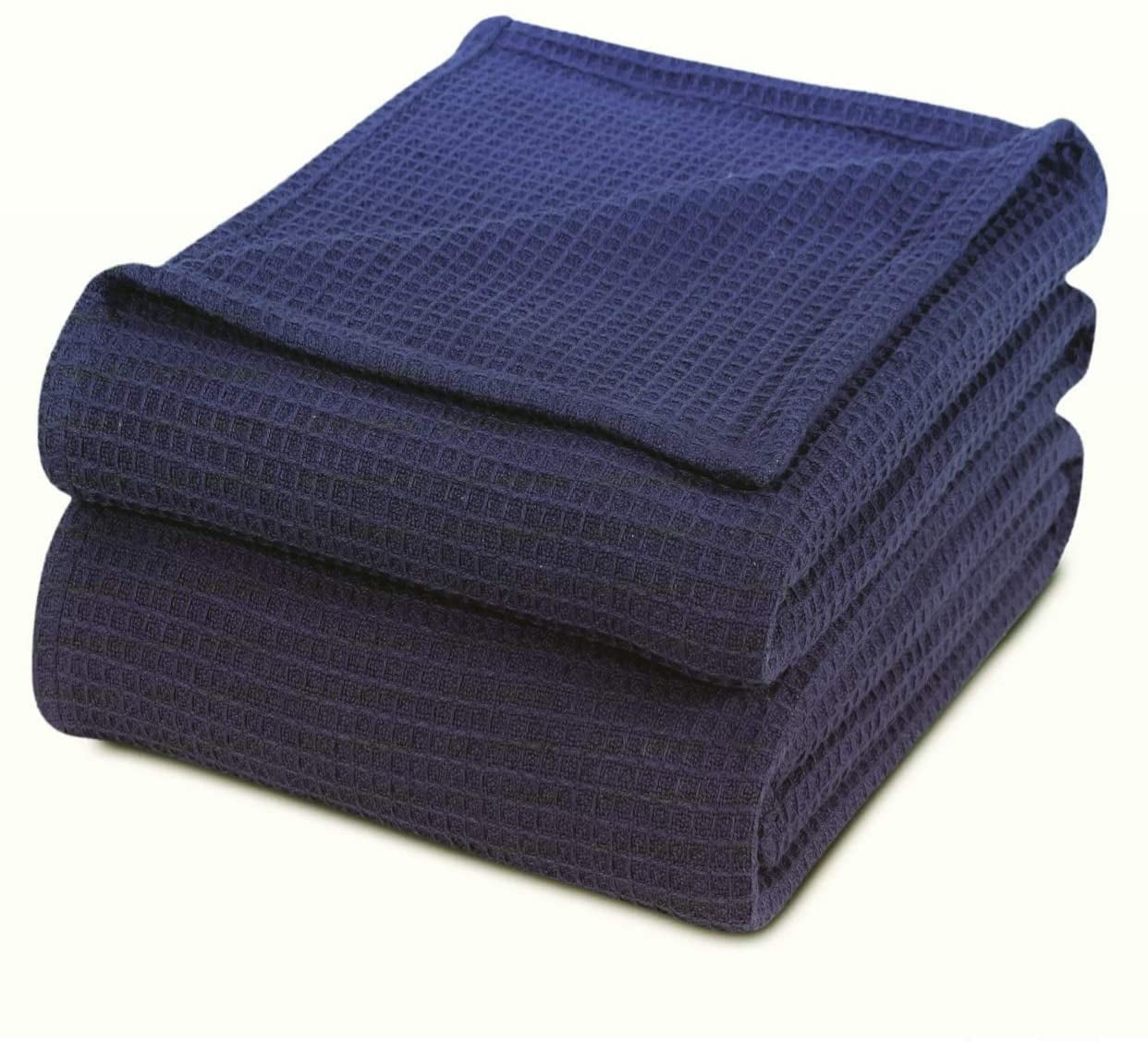 Luxurious Combed Cotton Waffle Weave Super Soft, Cozy Warm, Breathable ...