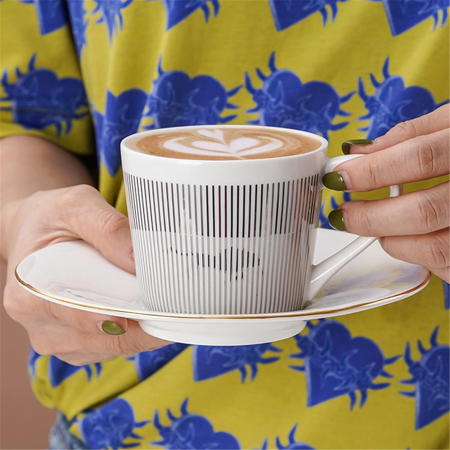 Luxurious Creative Art Mirage Inverted Image Coffee Mugs Set with ...