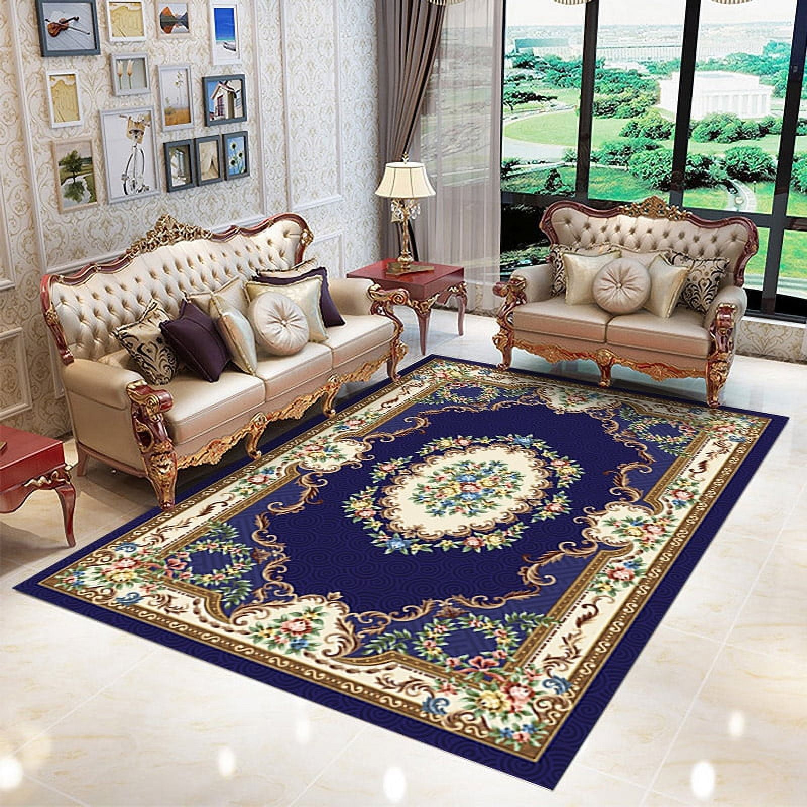 Luxurious European Home Carpet Vintage Persian Carpets for Living Room ...