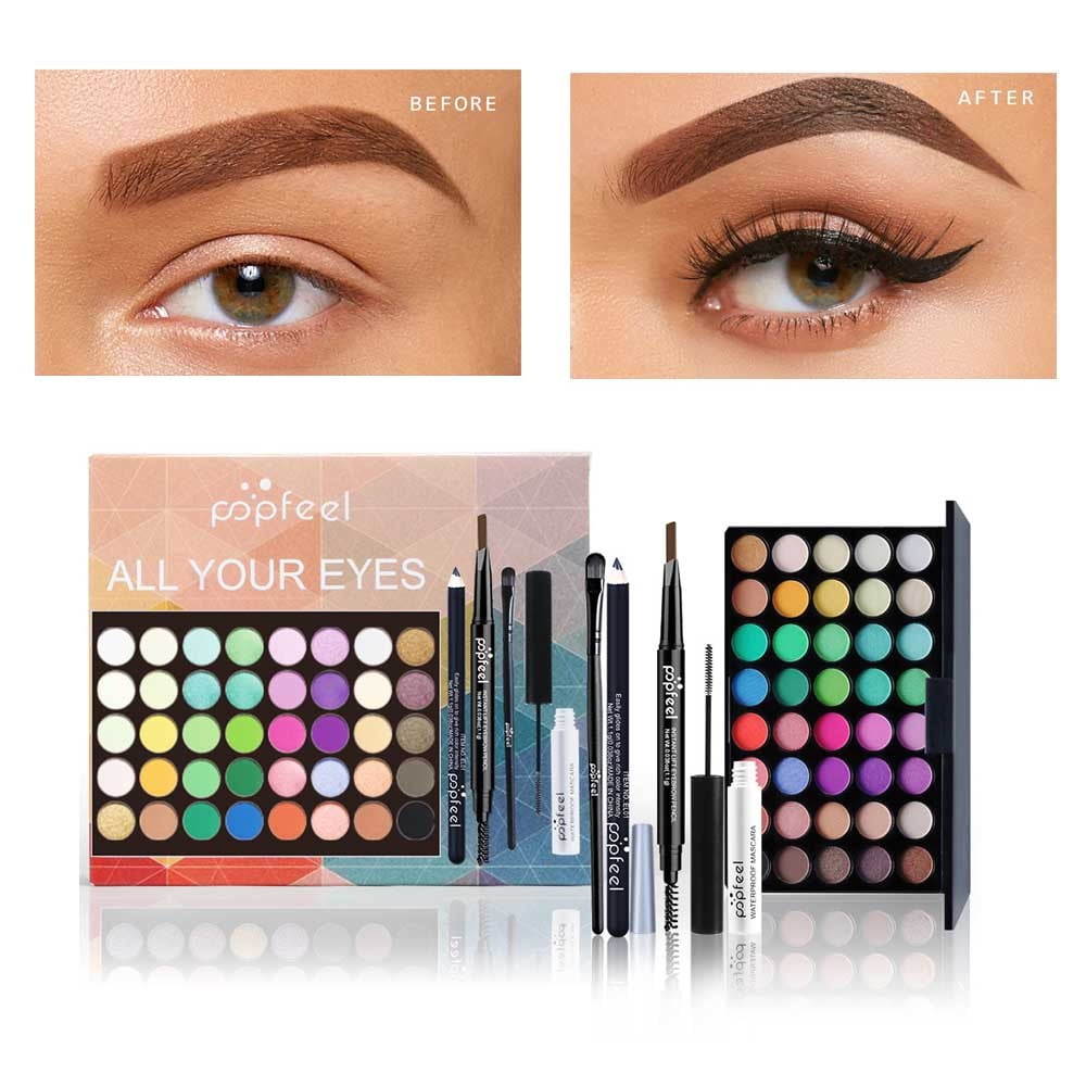 Luxurious Eyeshadow Palette | 40 Colors | Eyeliner Eyeshadow Eye Makeup ...