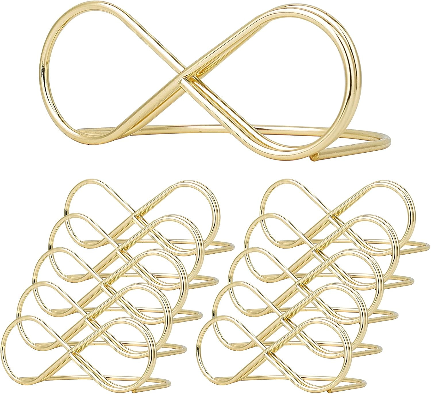 Card Holders Set Of 10, Modern Elegant Design Dual Loop Holder With ...