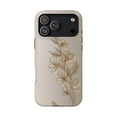 Luxurious Gold Line Floral Art Minimalist Geometric Outline Case form ...
