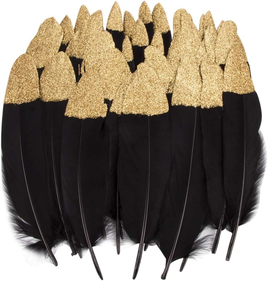 Luxurious Hand Painted Goose Feathers For Crafts Diy, Real And Natural ...