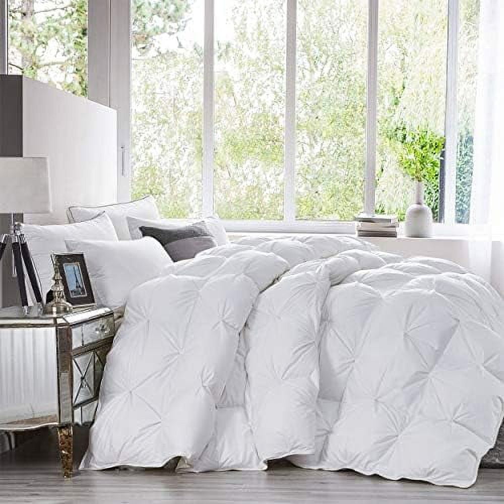 Luxurious Heavy Size Goose Down Comforter Duvet Insert, Classic Pinch ...