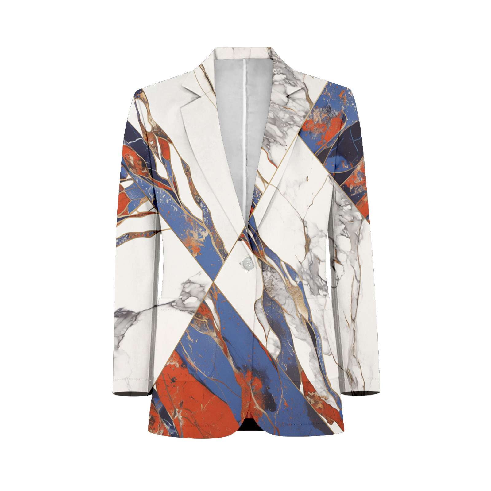 Luxurious Marble Customized Men's Suits full man Shawl Collar Gentleman ...
